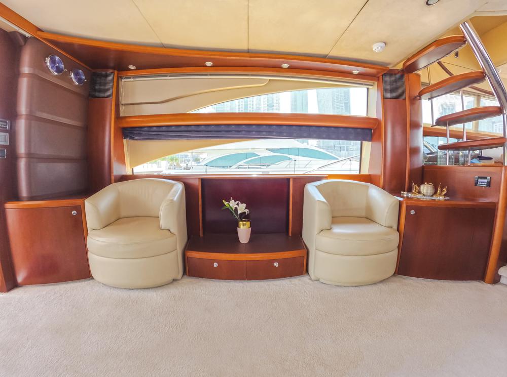 Voyager Elite Seashell 82 Yacht: Custom Built Premium yacht rent in Dubai